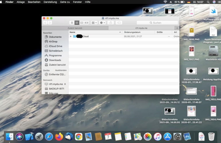 WebDAV auf einem Mac einrichten