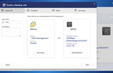 QNAP Hyper Data Protector as backup for VM Best Practice Part 2